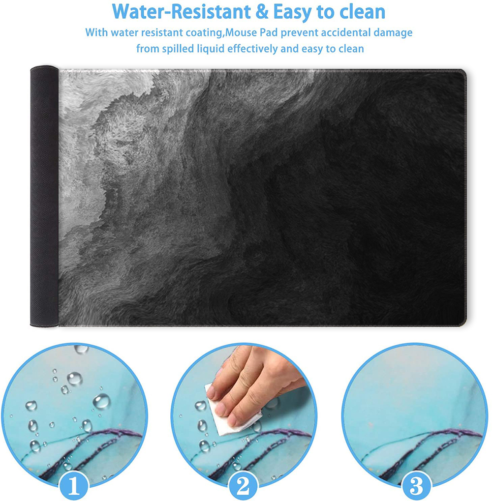 Mist Mousepad Extended Mousepad Large Gaming Mousepad Stitched Edge ...