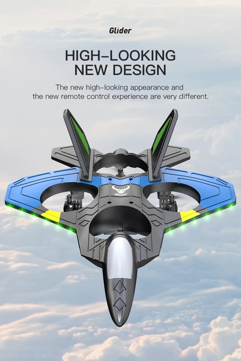 RC Aircraft Fighter Plane with HD Camera Fighter 2.4G 4CH 6 Axis ...