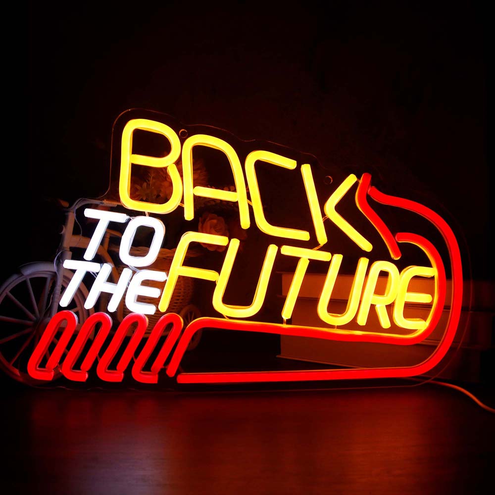 Game Neon Light Back To The Future Neon Sign Gaming Led Neon Light ...