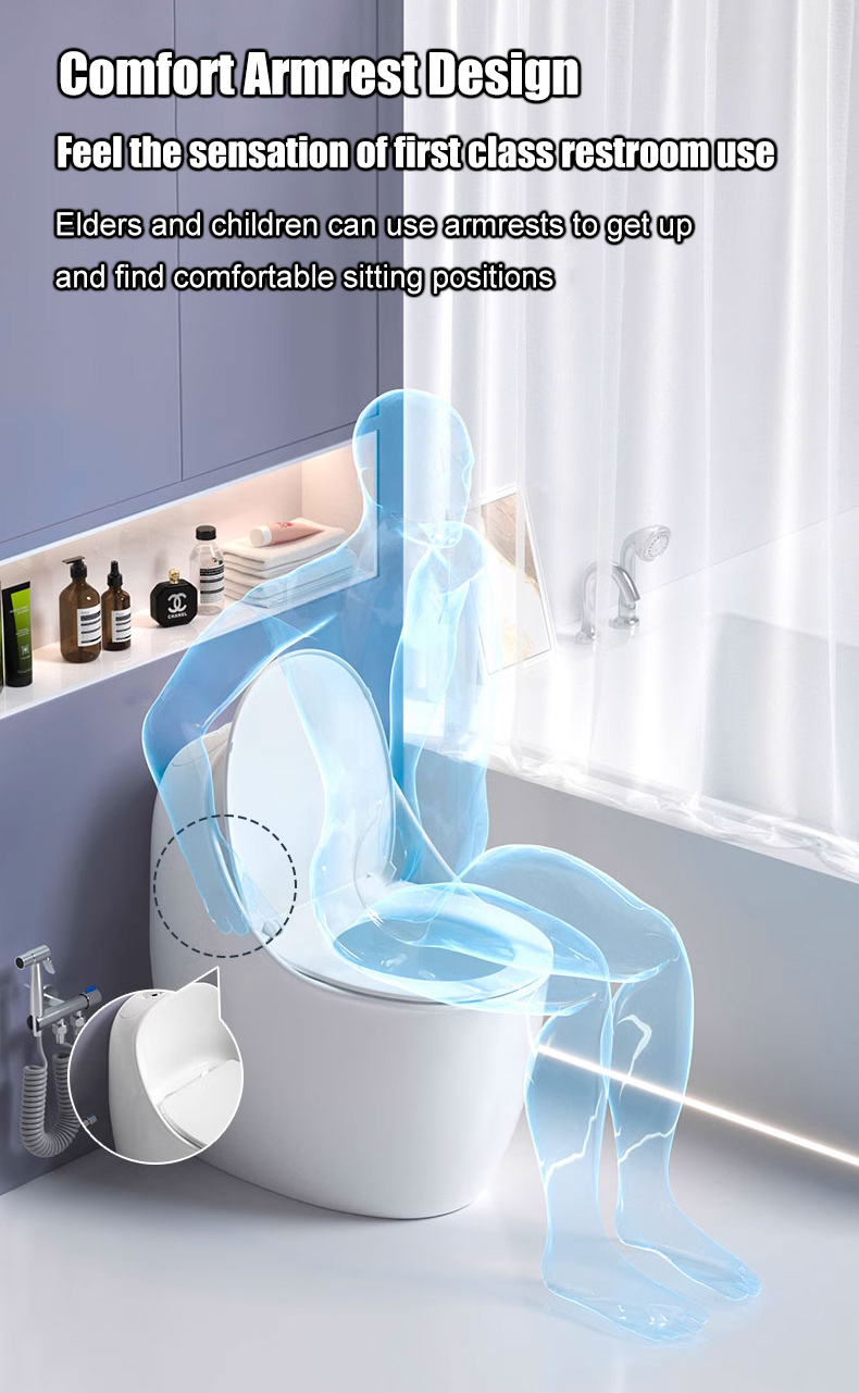 Water Closet | Household Toilet Seat Pan | Super Vortex Siphon Flushing ...