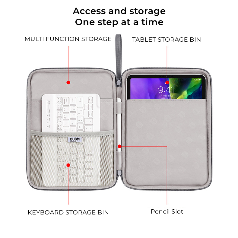 NIXXOS Upgrade Multi-Function Pouch For iPad Anti Knock Tablet Bag ...