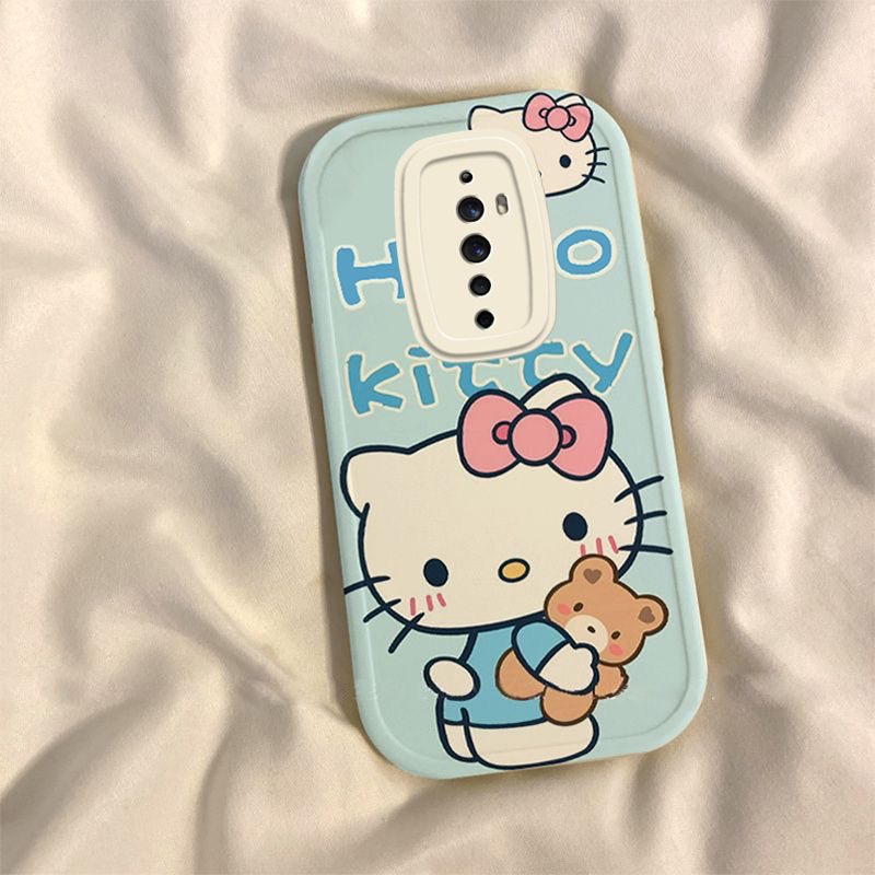 OPPO Reno2F Phone Case Cute Cat Girl Casing OPPO Reno2 Reno5 Soft ...