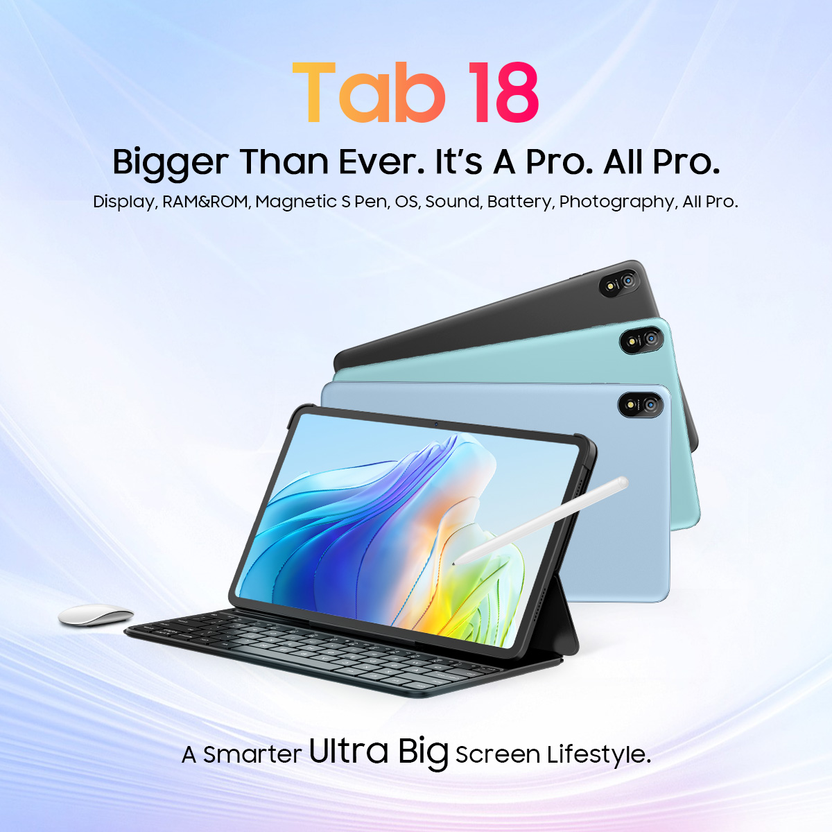 Blackview Tab 18 LTE Android Tablet with 12” 2.4K HD+ Display, 8800mAh ...