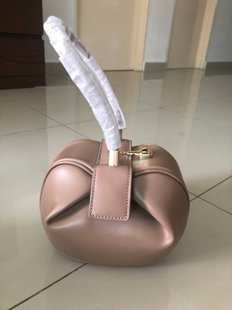 Genuine Cowhide Leather Niche Design Nina Bag Women Handbag | Shopee ...