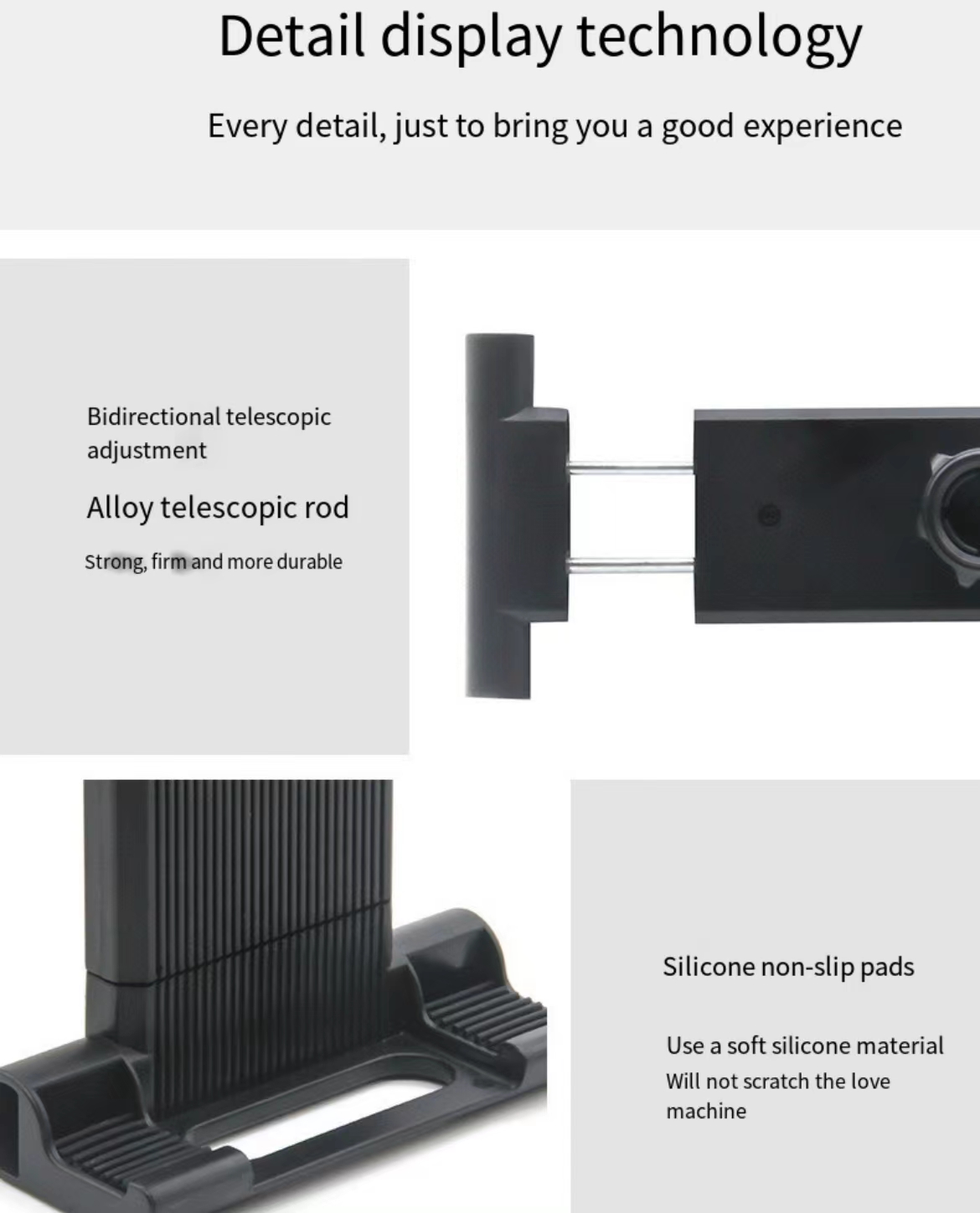 Tablet Clamp Universal Universal Replacement Head Clamp Tablet PC Phone ...