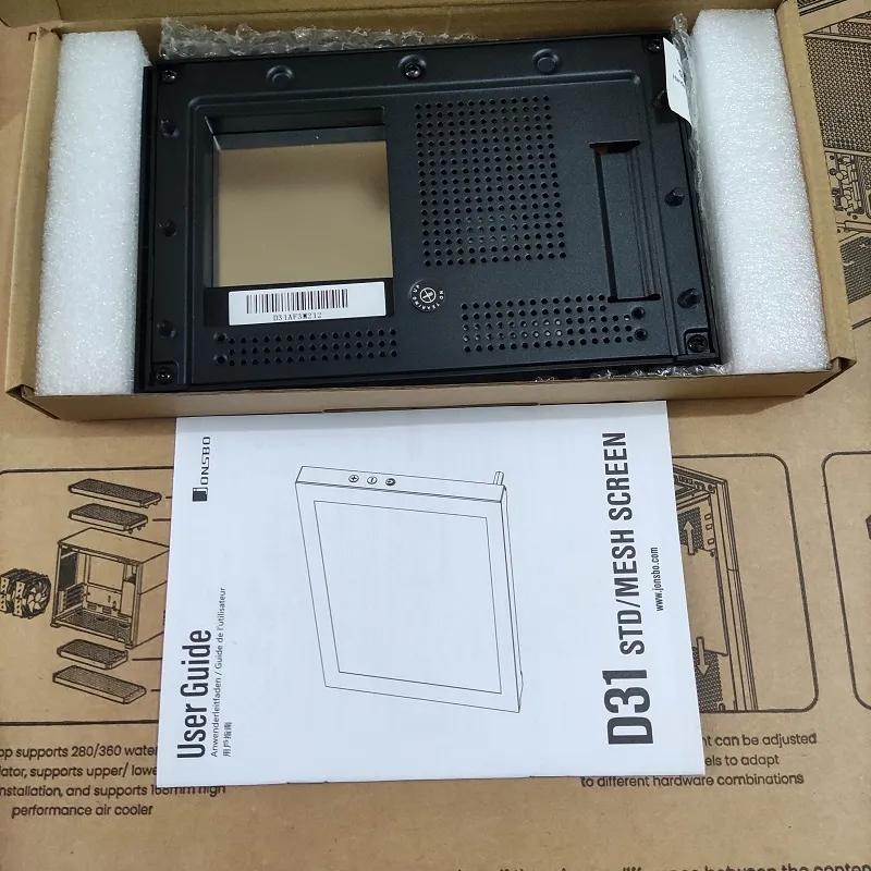 Jonsbo DS8 D31/D41 Case Secondary Screen High Definition LCD Desktop Chassis Display Screen 8 ...