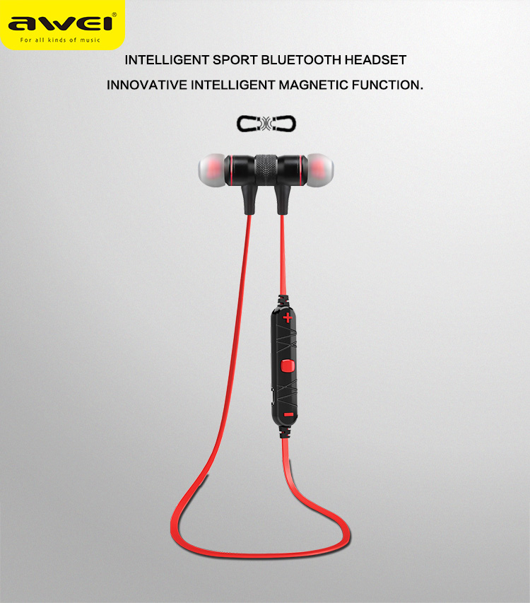 Awei A920BL Bluetooth Wireless Earphone Sport Earbuds HandsFree Headset ...