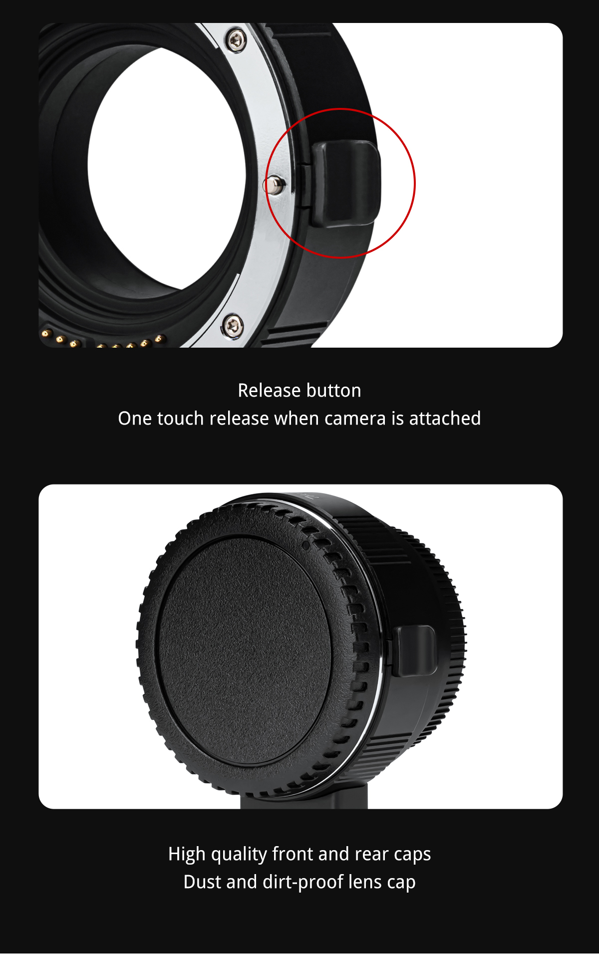 7Artisans EF-FX AutoFocus Adapter Ring For Canon EF/EF-S Lens to Fuji X ...