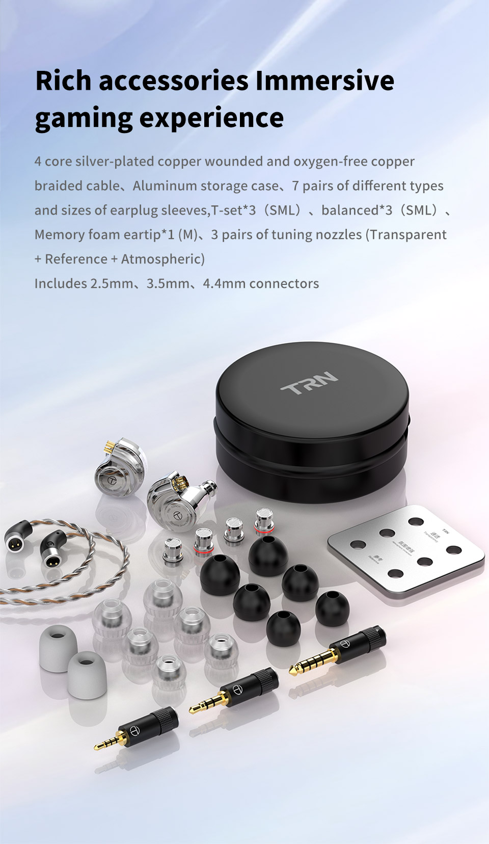 TRN Conch Earphone High-Performance DLC Diamond Diaphragm Dynamic in ...