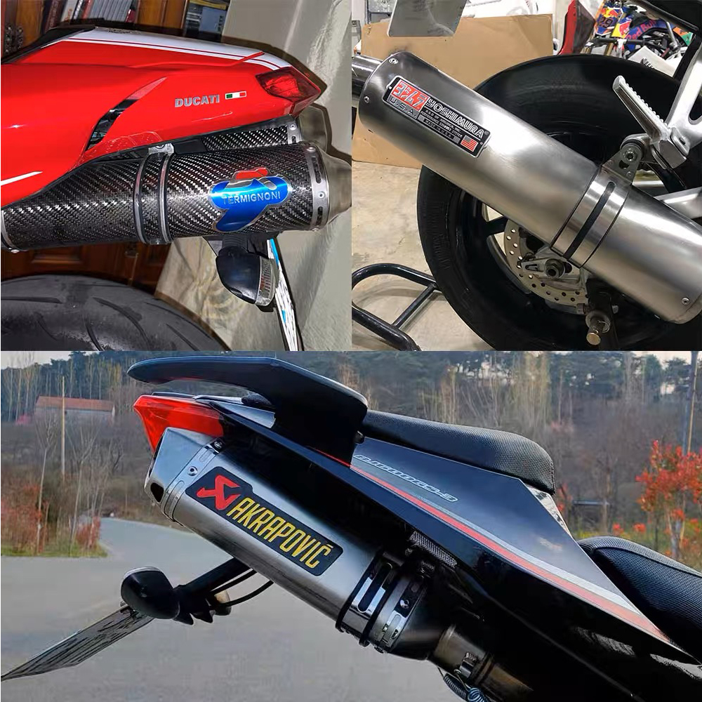 Accessories Exhaust Pipe Sticker Heat Resistant 3D Aluminium Material ...