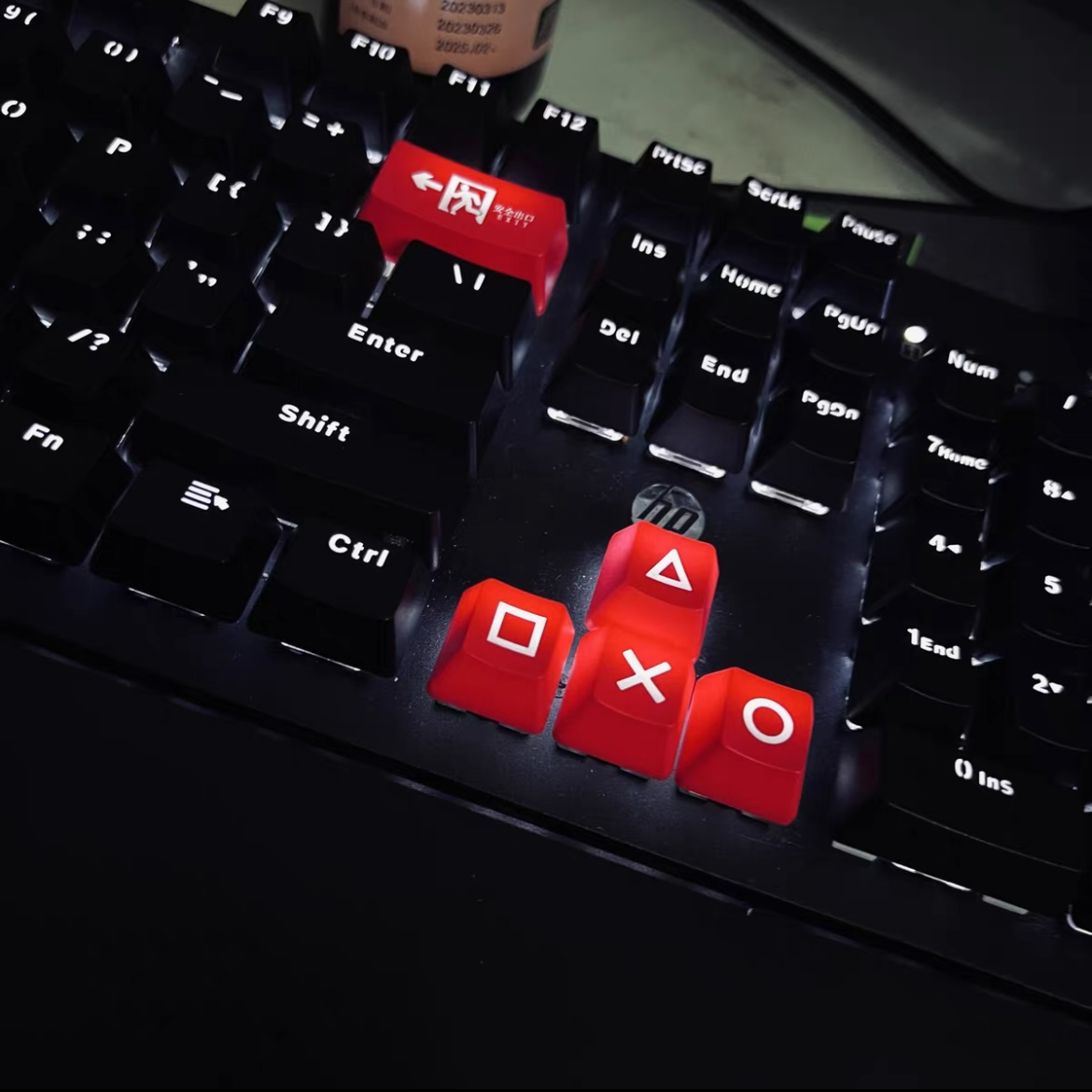 4 Keys ABS Artisan Cartoon Keycaps for Mechanical Keyboard for Cross ...
