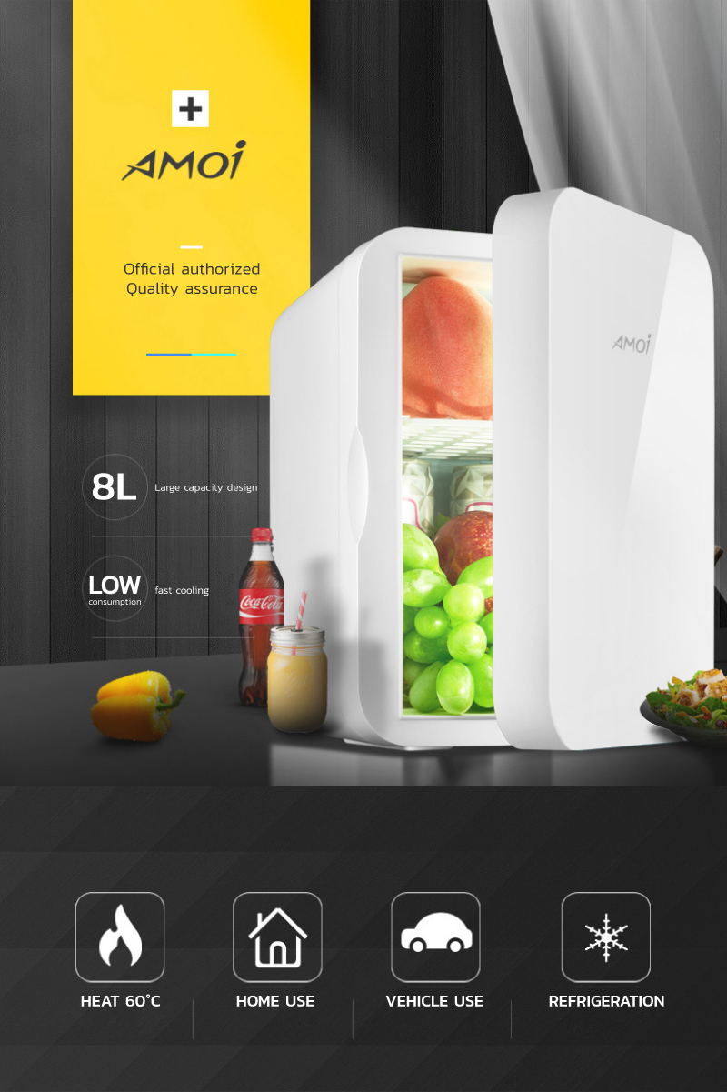 (1Year Warranty)AMOI 8L/16L Portable Refrigerator peti sejuk Mini ...