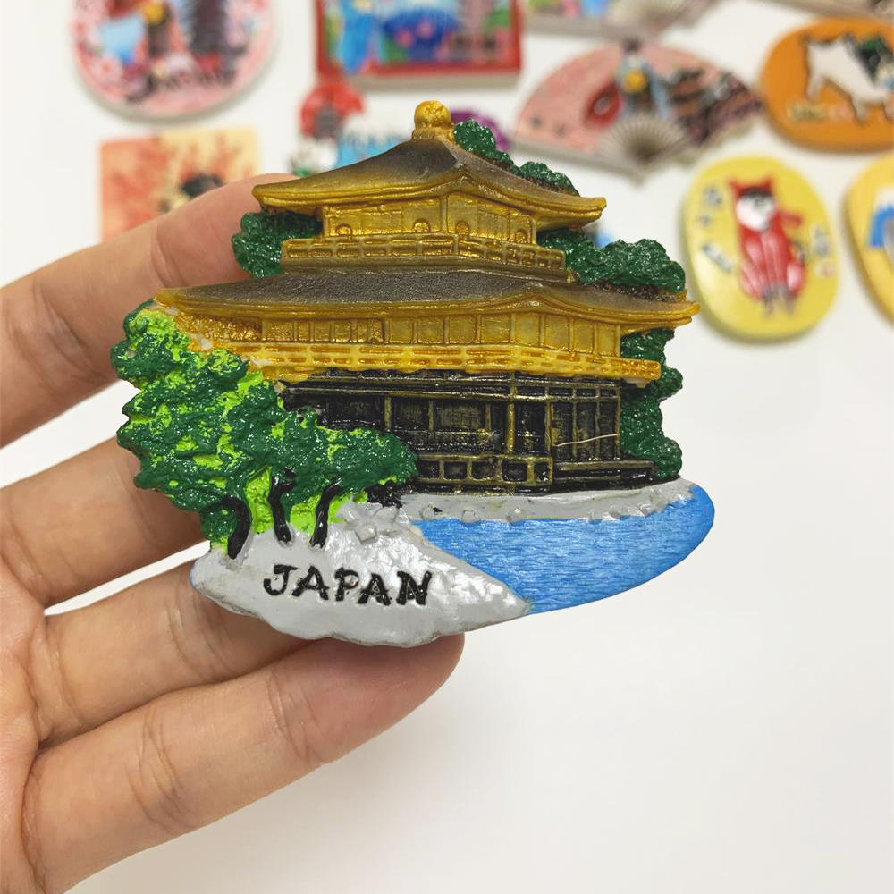 Japan Tourism Fridge Magnet Japanese Tokyo Osaka Tourist attractions ...