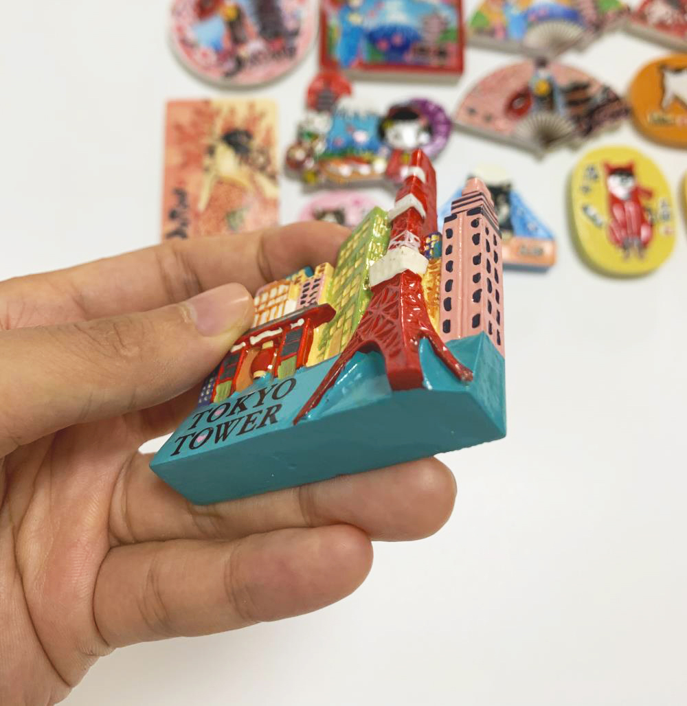 Japan Tourism Fridge Magnet Japanese Tokyo Osaka Tourist attractions ...