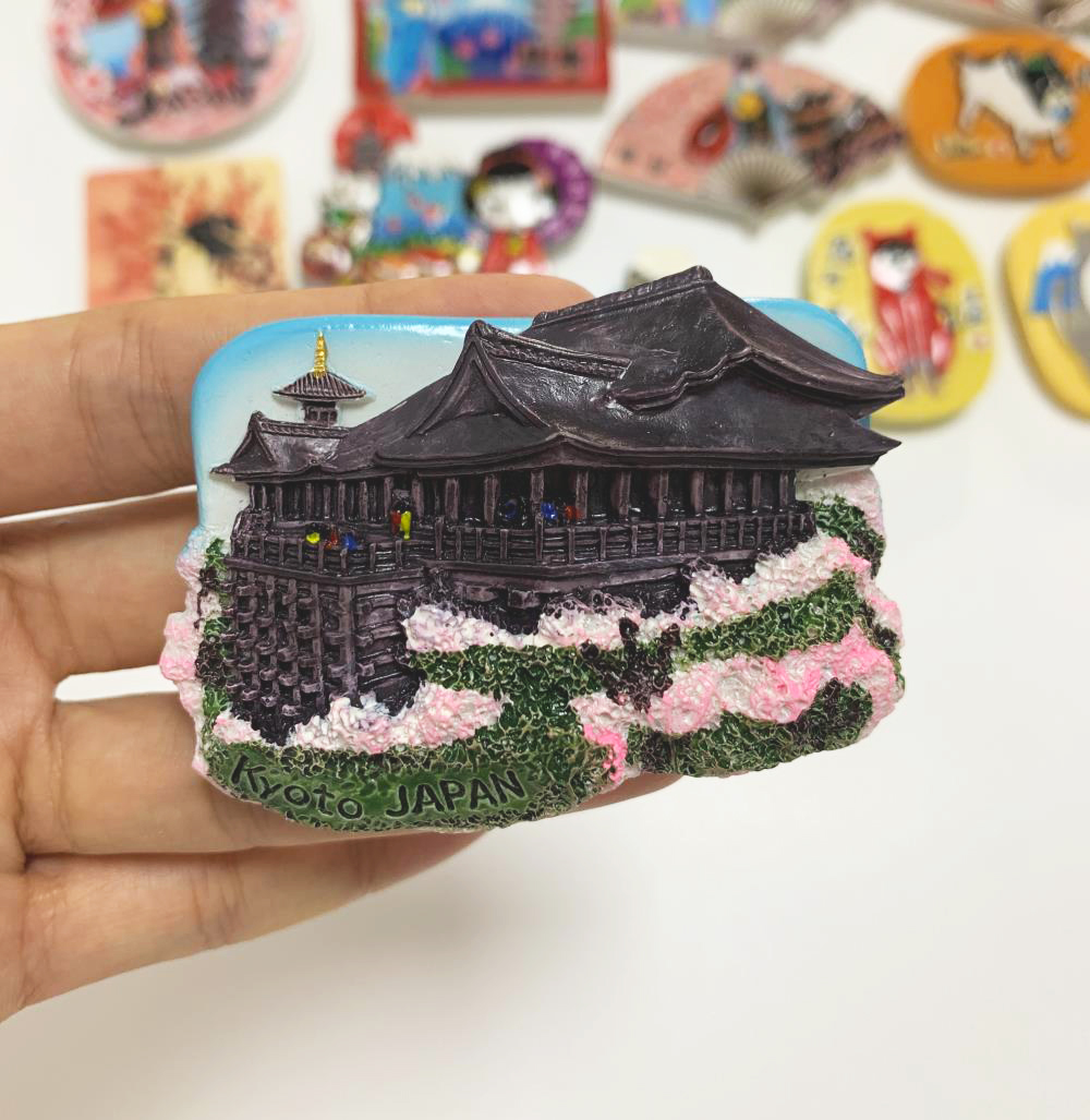 Japan Tourism Fridge Magnet Japanese Tokyo Osaka Tourist attractions ...
