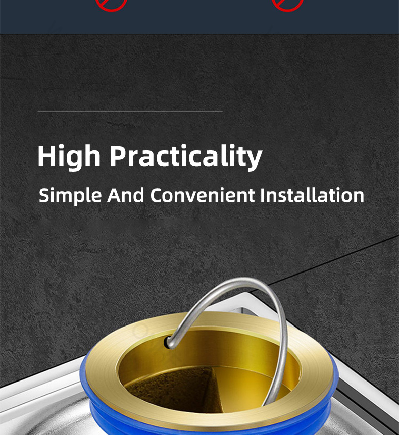 Brass Floor Drain Core Large Size Odor and Insect Proof Floor Drain ...