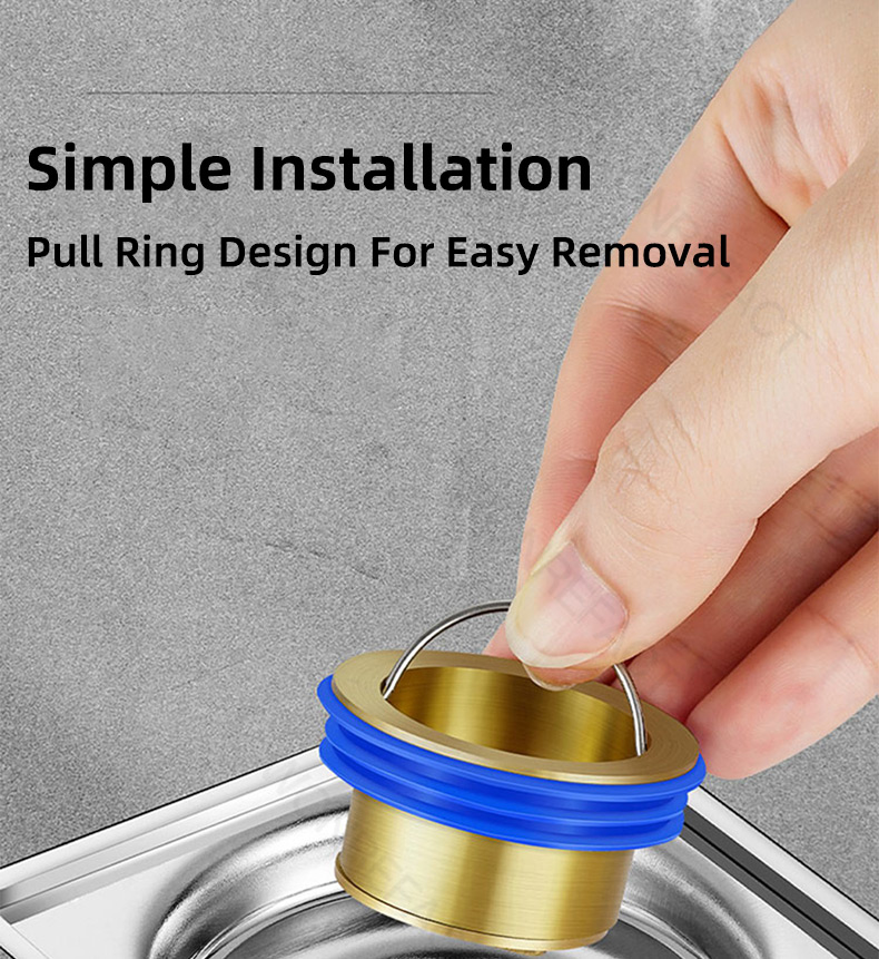 Brass Floor Drain Core Large Size Odor and Insect Proof Floor Drain ...