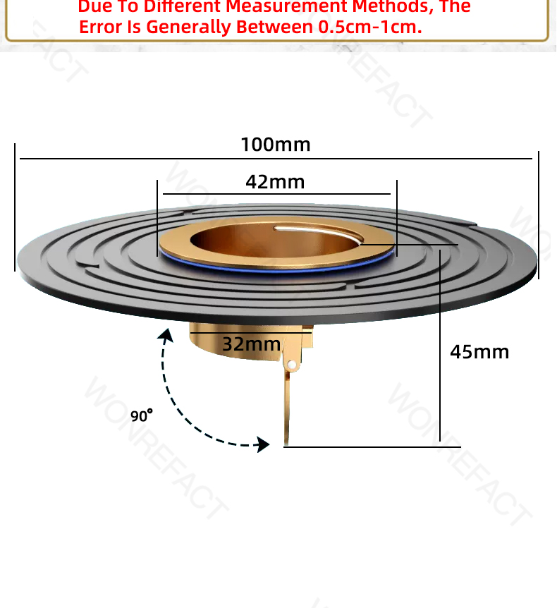 Brass Floor Drain Core Large Size Odor and Insect Proof Floor Drain ...