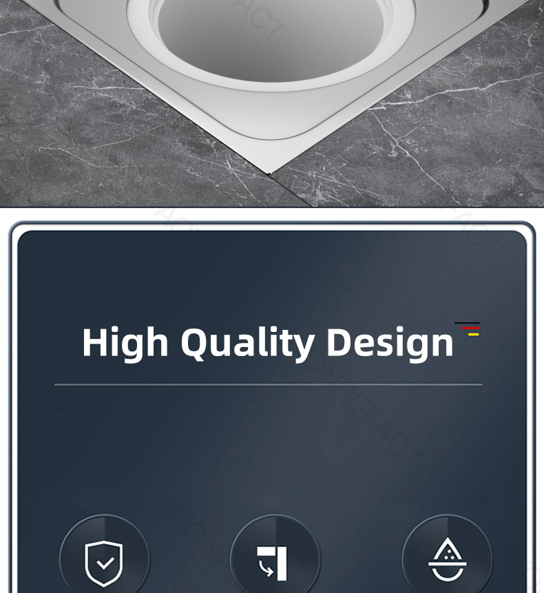 Brass Floor Drain Core Large Size Odor and Insect Proof Floor Drain ...