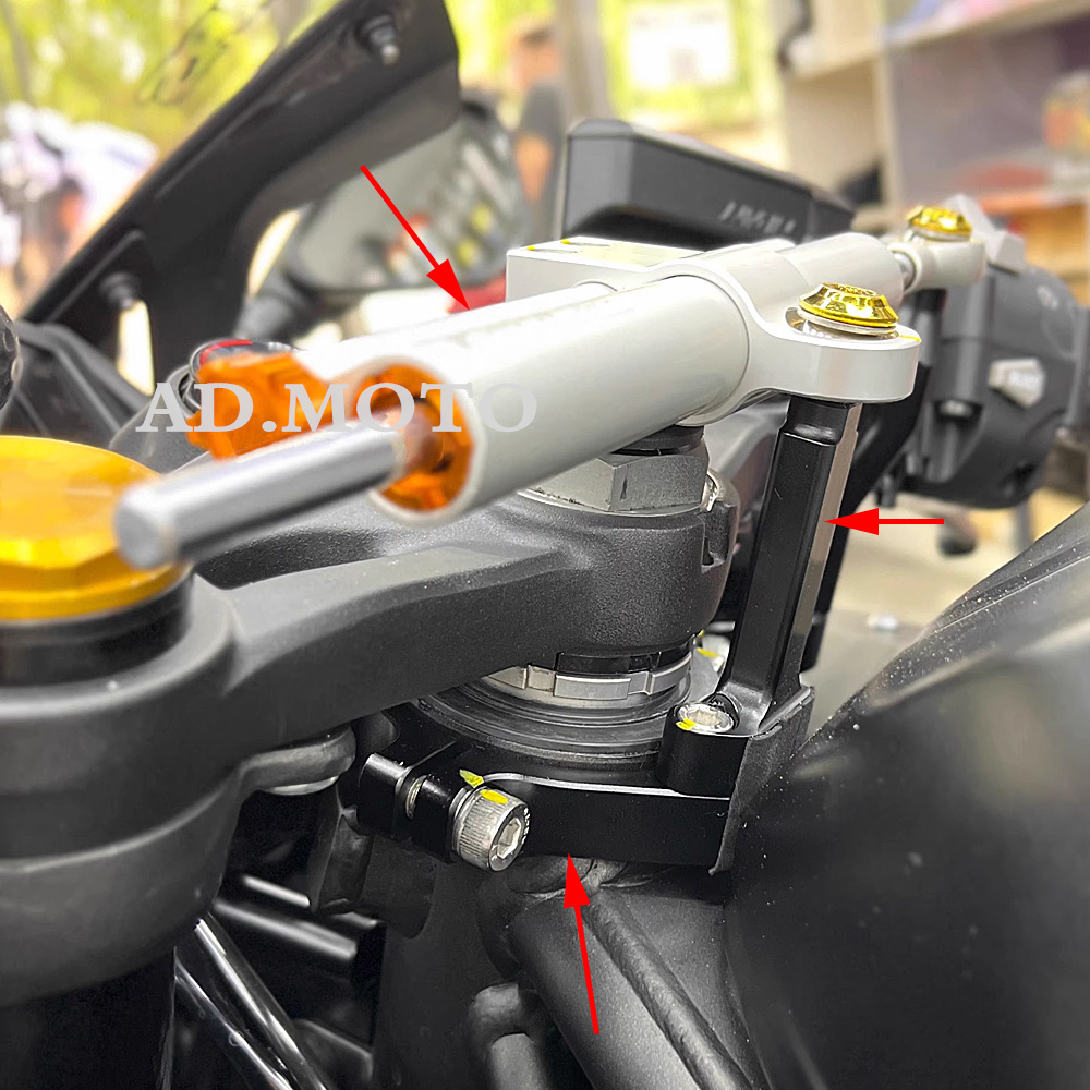 Motorcycle Accessories Stabilizer Mounting Bracket Steering Damper For ...