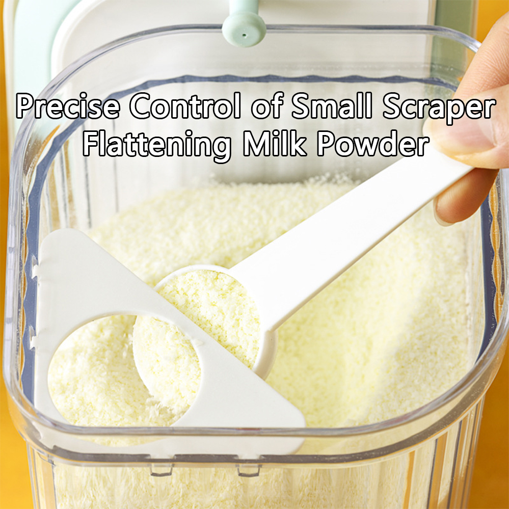 800/1200ML Food Sealed One Press Button Milk Powder Jar Storage Box ...