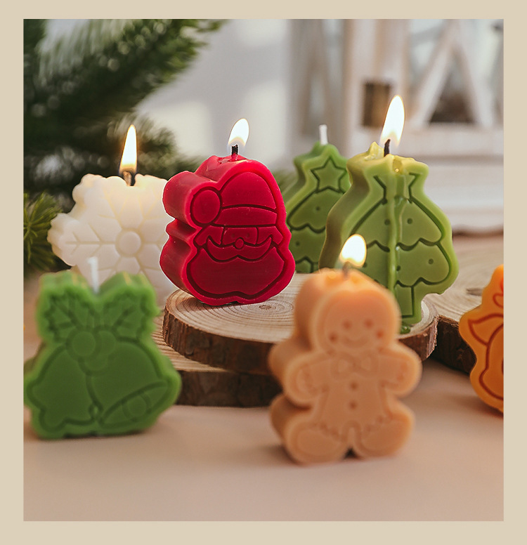 INS Christmas Scented Candle Gift Box Set Decoration fragrance snowman ...