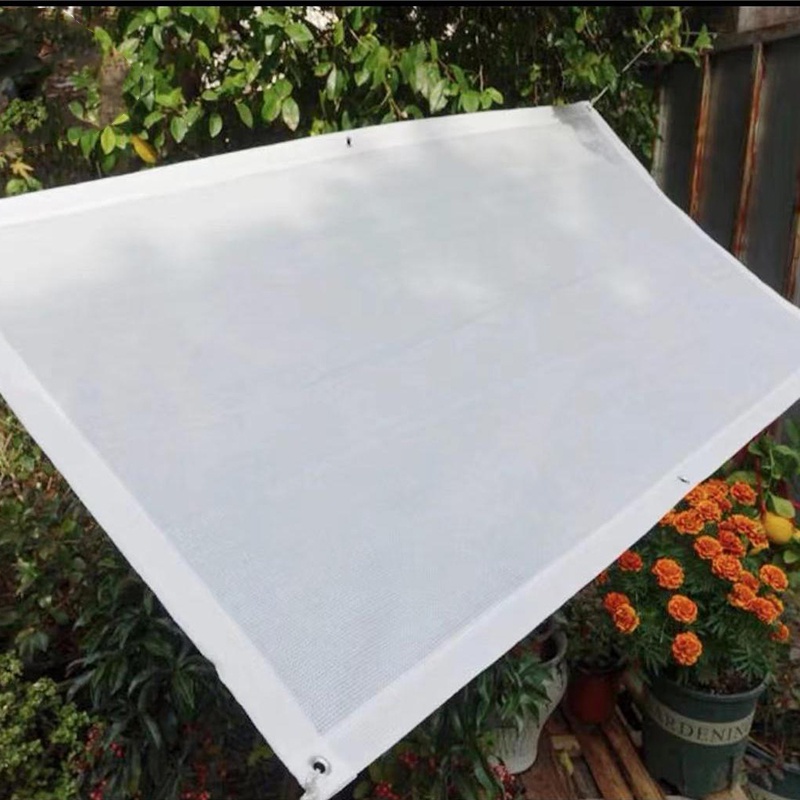 [Ready Stock] Sun Shade Mesh Small size White Sunblock Outdoor Garden ...