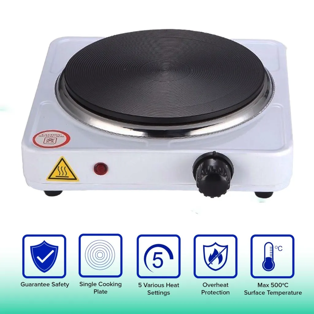 【Malaysia Spot Sale】Electric Stove Cooking 1000W Hot Plate Cookware ...