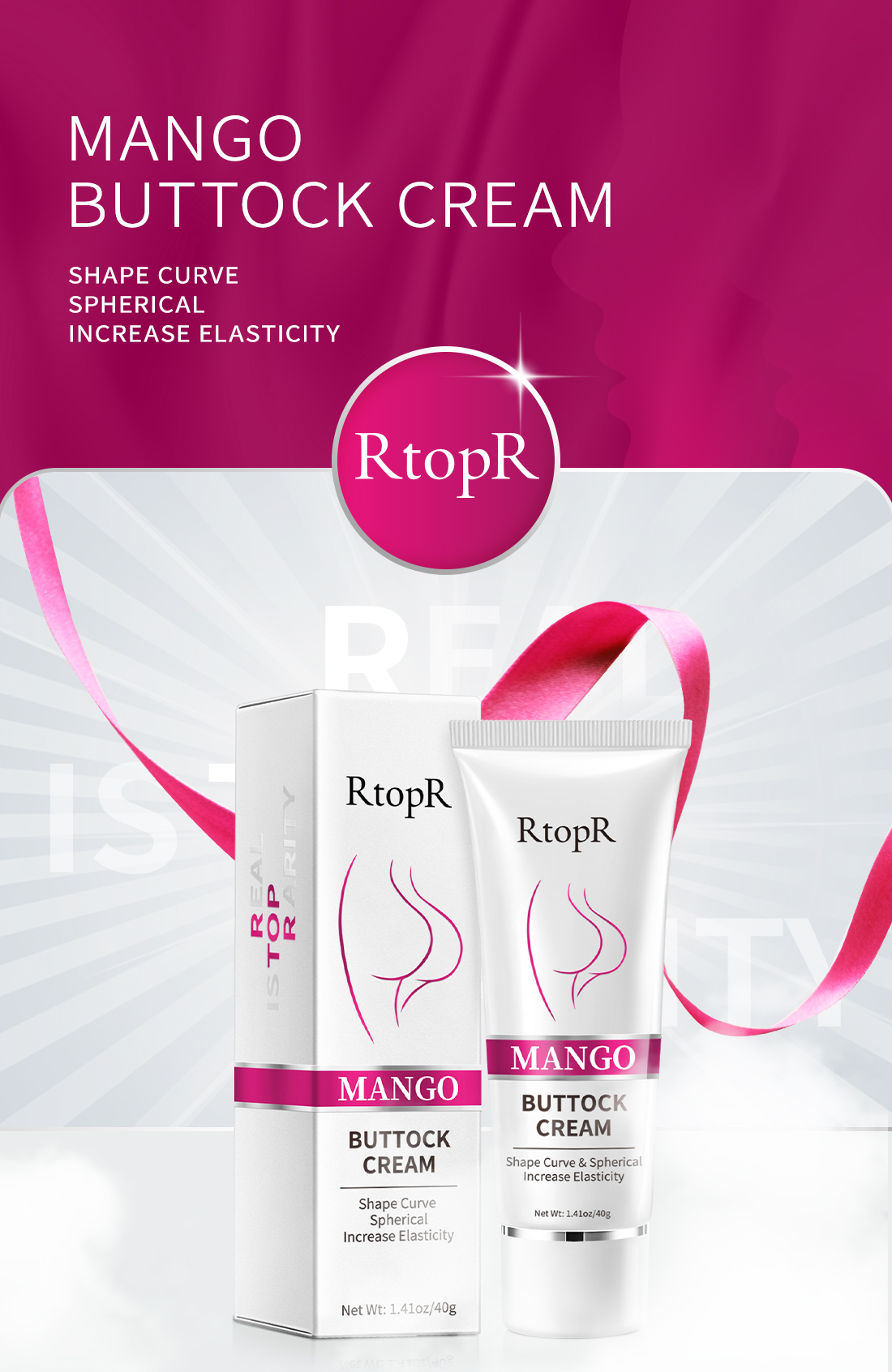 RtopR Mango Buttock Enhancement Cream Hip Lifting Firming Nourishing ...