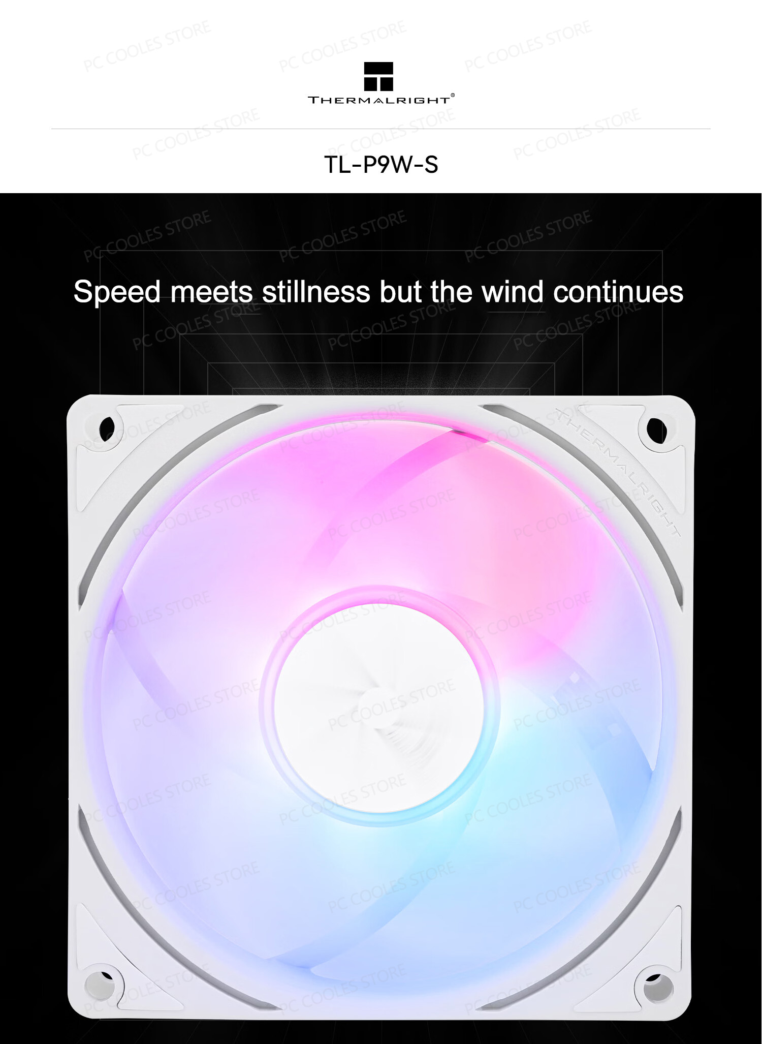 Thermalright TL-P9 92mm ARGB Case Fan S-FDB Bearing Low Noise Low ...