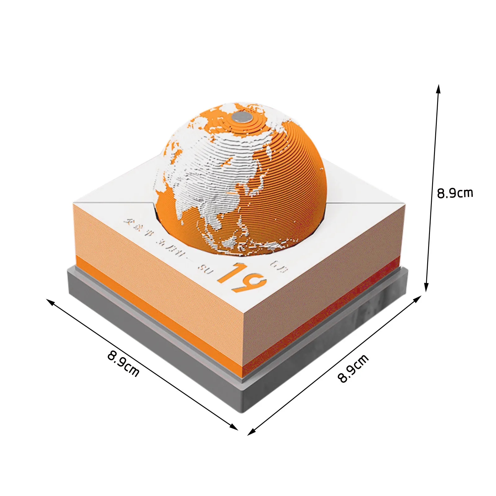 NEW 2025 3D Paper Earth Calendar Creative Style Desktop Simple Carving ...