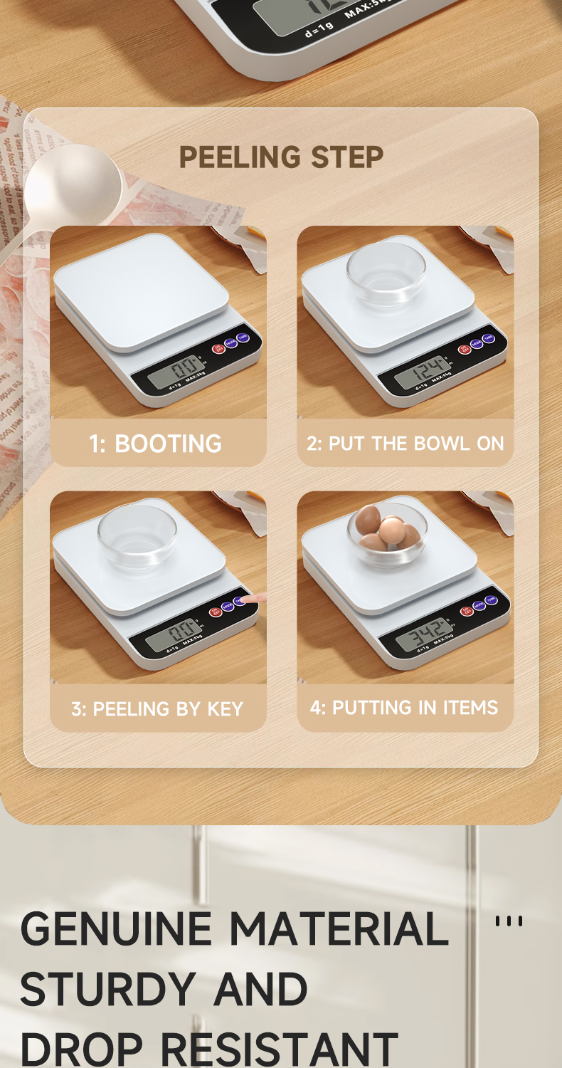 Accuway High Precision Kitchen Scale Baking Scale Electronic Scale ...