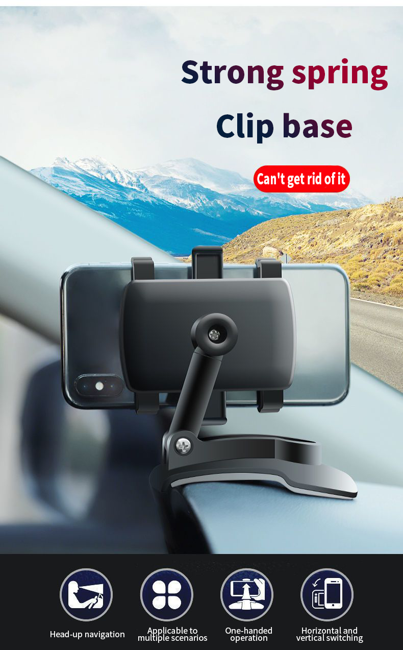 360º Car Phone Holder Mobile Dashboard Holder Pemegang Telefon Mudah ...