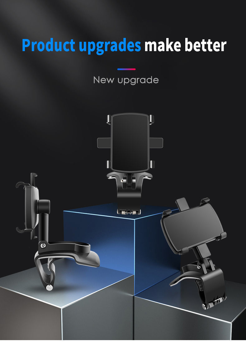 Universal 360° Long Neck Car Mount Phone Holder Mobile Phone Stand with Silicon Sucker Car phone ...