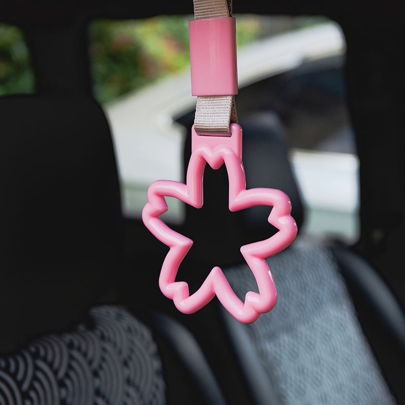 Car Hand Pull Ring Flower-shaped Plastic Car Static Belt Bumper ...