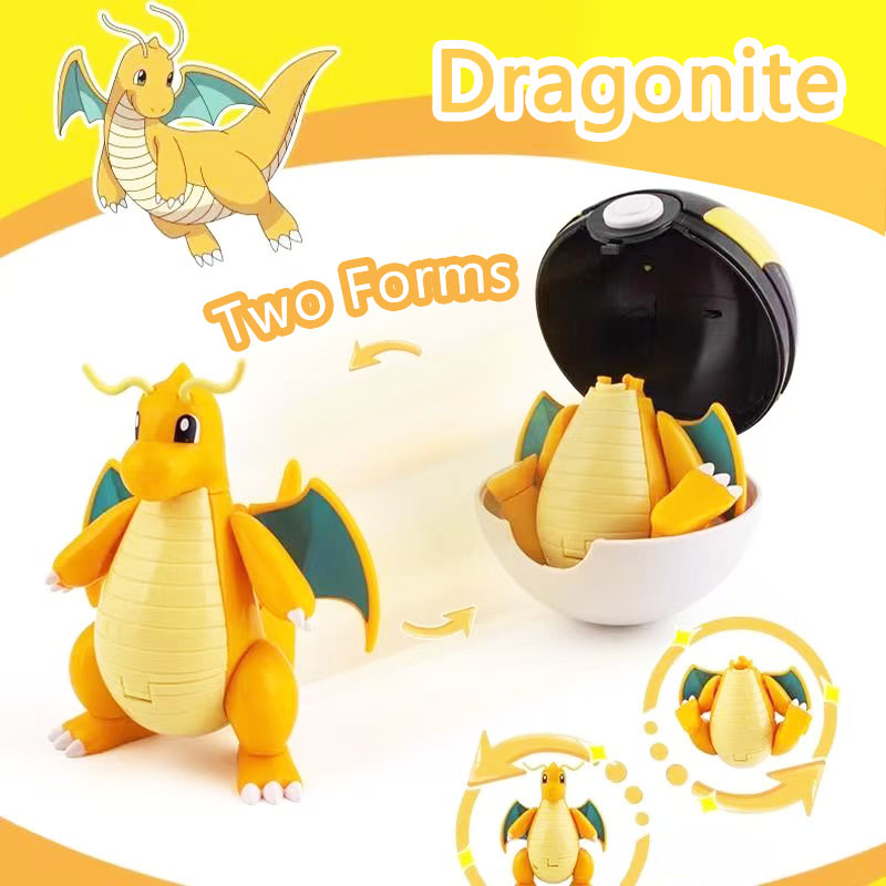 Pokemon Transformation Figure Dragonite Gengar Lapras Snorlax ...