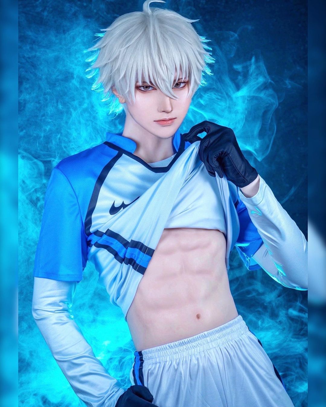 HOLOUN Blue Lock Cosplay Costume Jersey Nagi Reo Chigiri Football ...