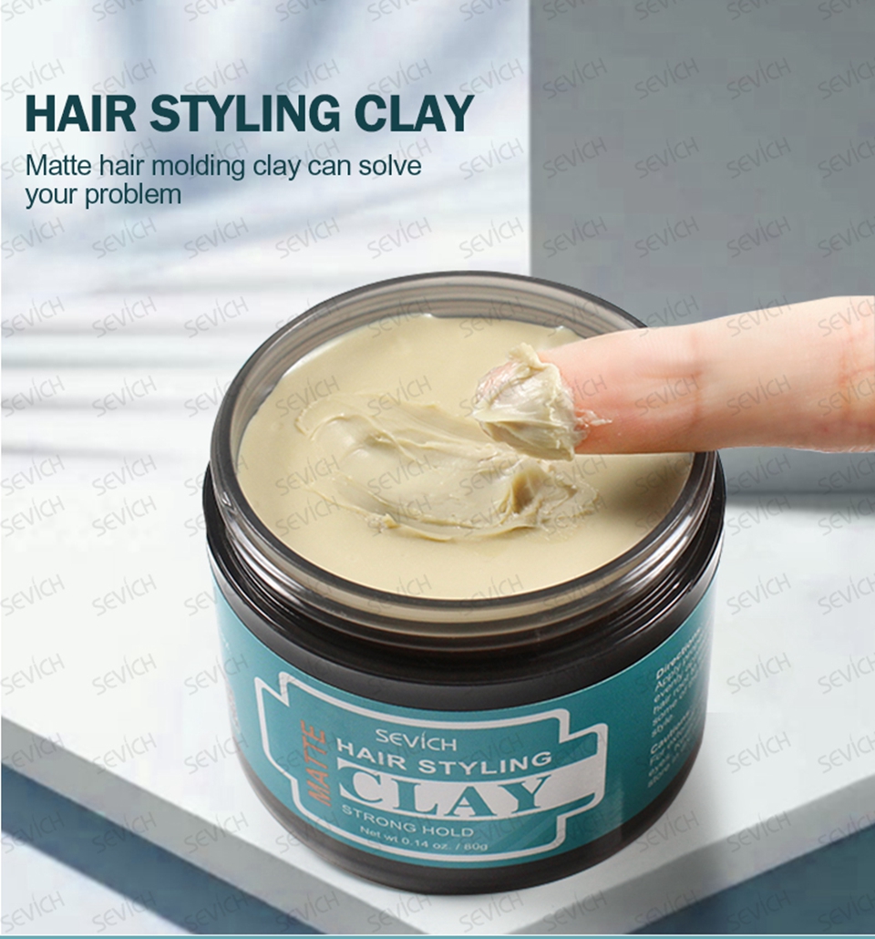 SEVICH Hair Styling Clay Matte Strong Hold Hair Wax (80g) | Shopee Malaysia