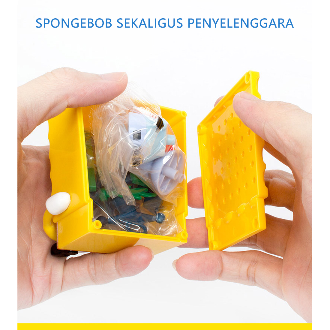 Miniso x SpongeBob SquarePants Product Blind Box Fun Building Blocks ...