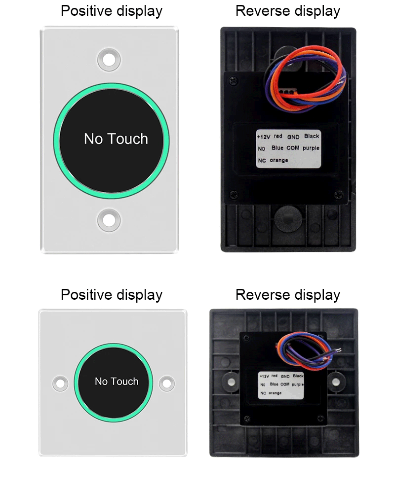 WIFI Smart Switch Exit Contactless Release Button Door Access Control System Switch Tuya ...