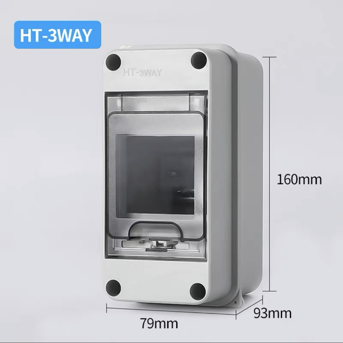 HT-2/3 2 way 3 way Plastic Electrical Distribution Box Waterproof MCB ...