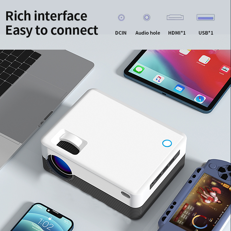 Projector For Phone Portable HDMI Laptop Projector Android Smart ...