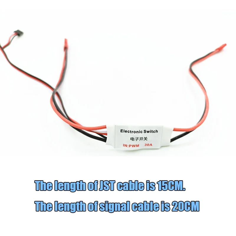 30A Electronic Switch Module 3.7V-27V 1S-6S for RC FPV Drone Airplane ...