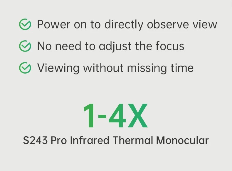DALI Thermal Imager For Outdoor Observation S243 Pro S252 Infrared ...