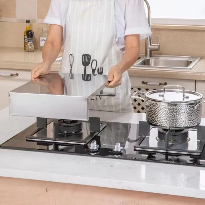 Stainless Steel Kitchen Stove Top Cover Gas Stove Protective Cover ...
