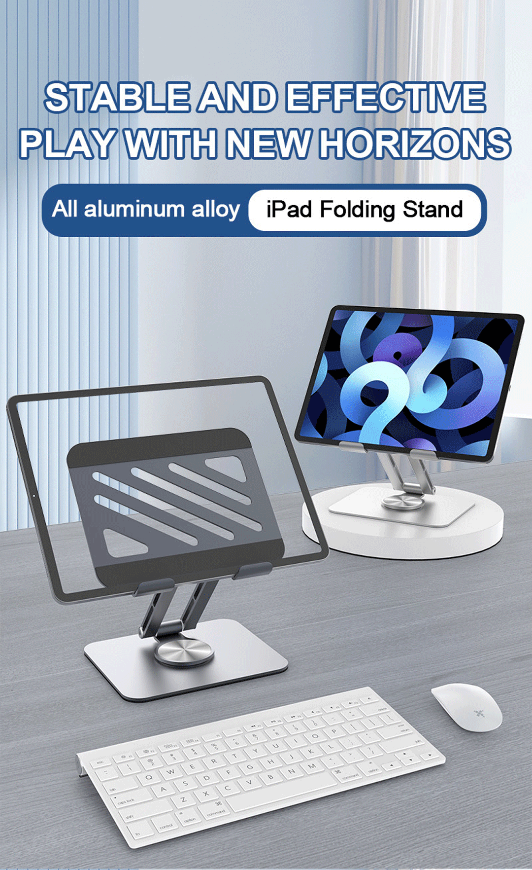 Tablet PC bracket P9 aluminum alloy bracket hollow design, multiple ...
