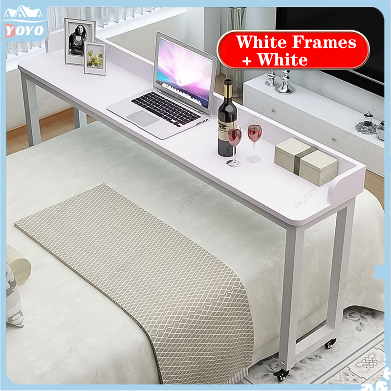 Home bed desk movable queen-size cross bed table lazy bedside table ...