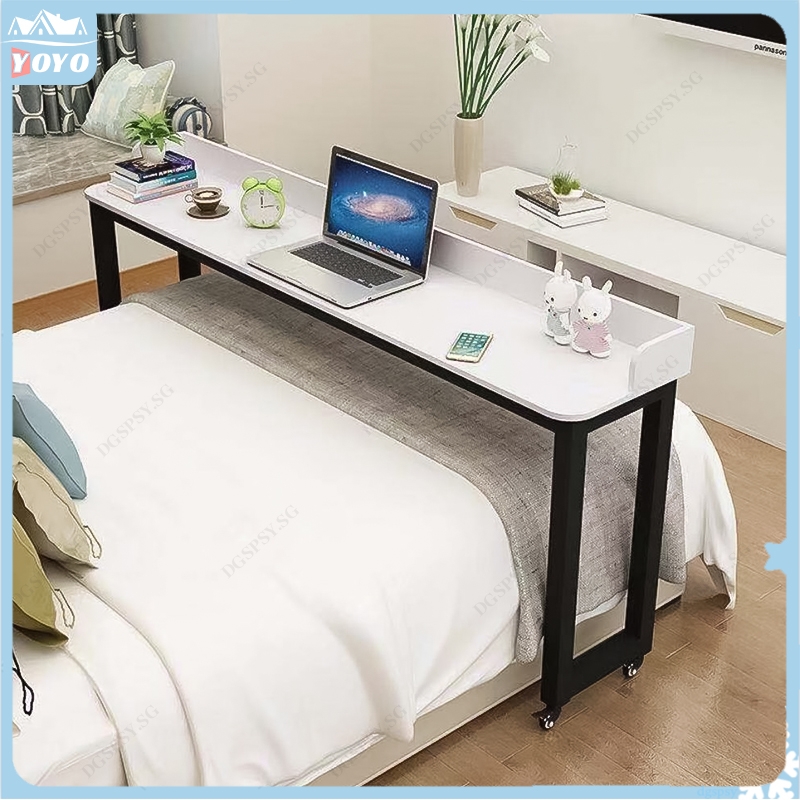 Home bed desk movable queen-size cross bed table lazy bedside table ...