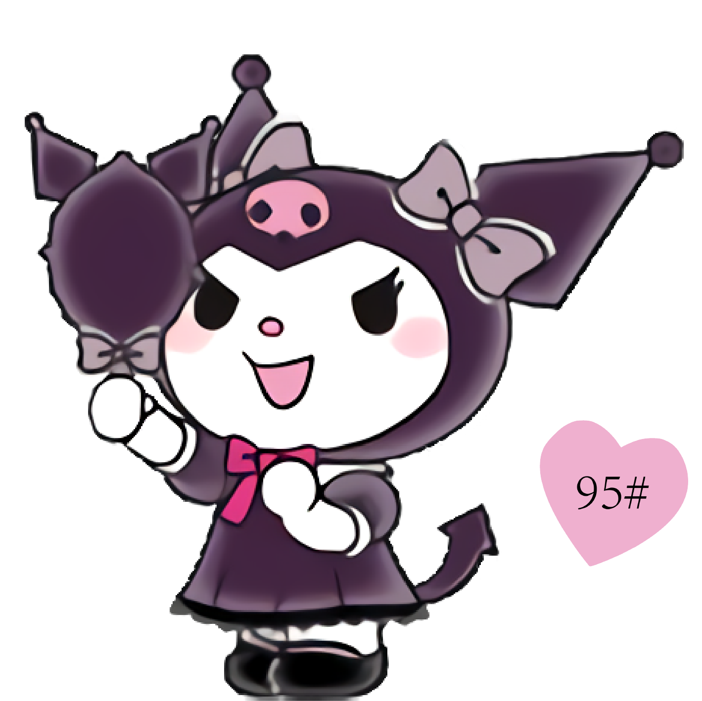 HL Personalized cartoon animation car stickers Sanrio Kuromi stickers ...