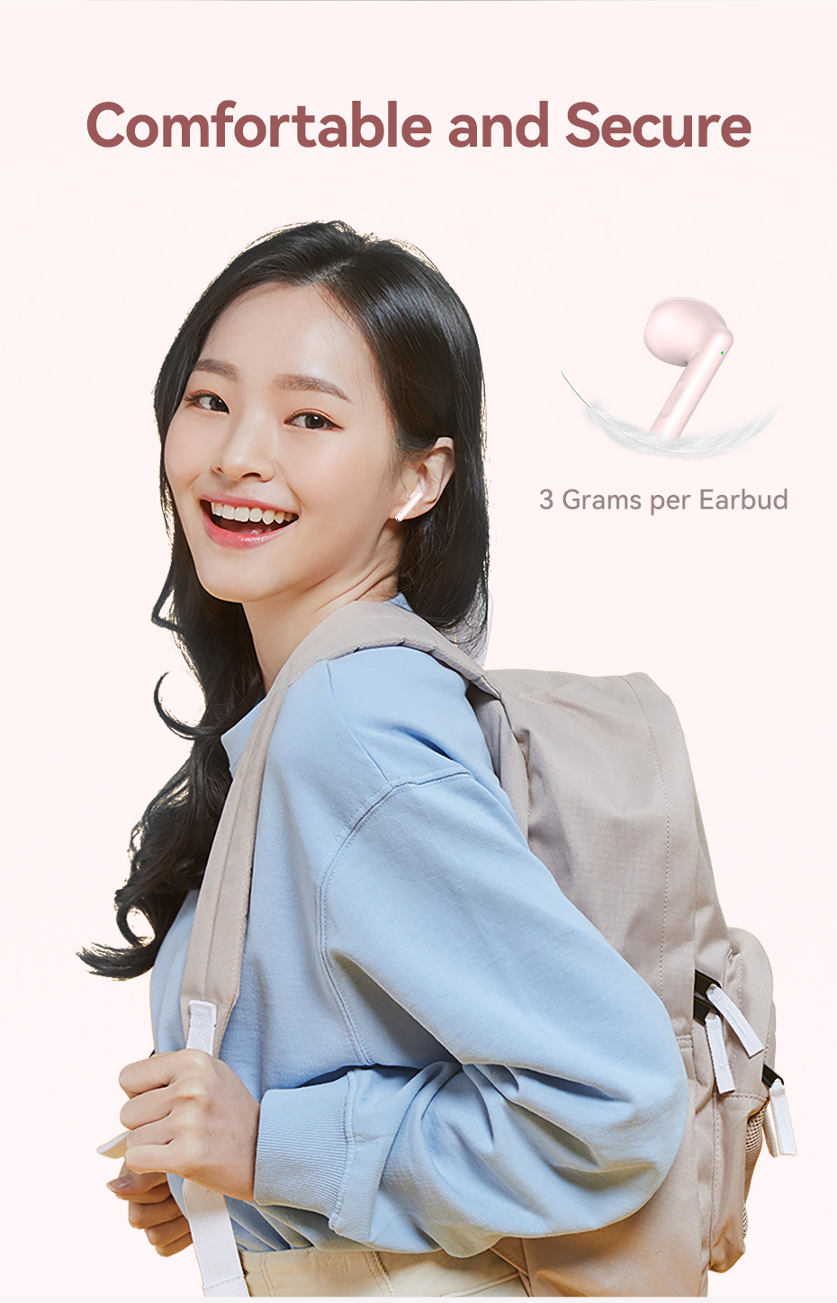 Vention Elf E06 Bluetooth 5.3 Earbuds with AI-Based ENC Earphone High Fidelity Audio Headset ...